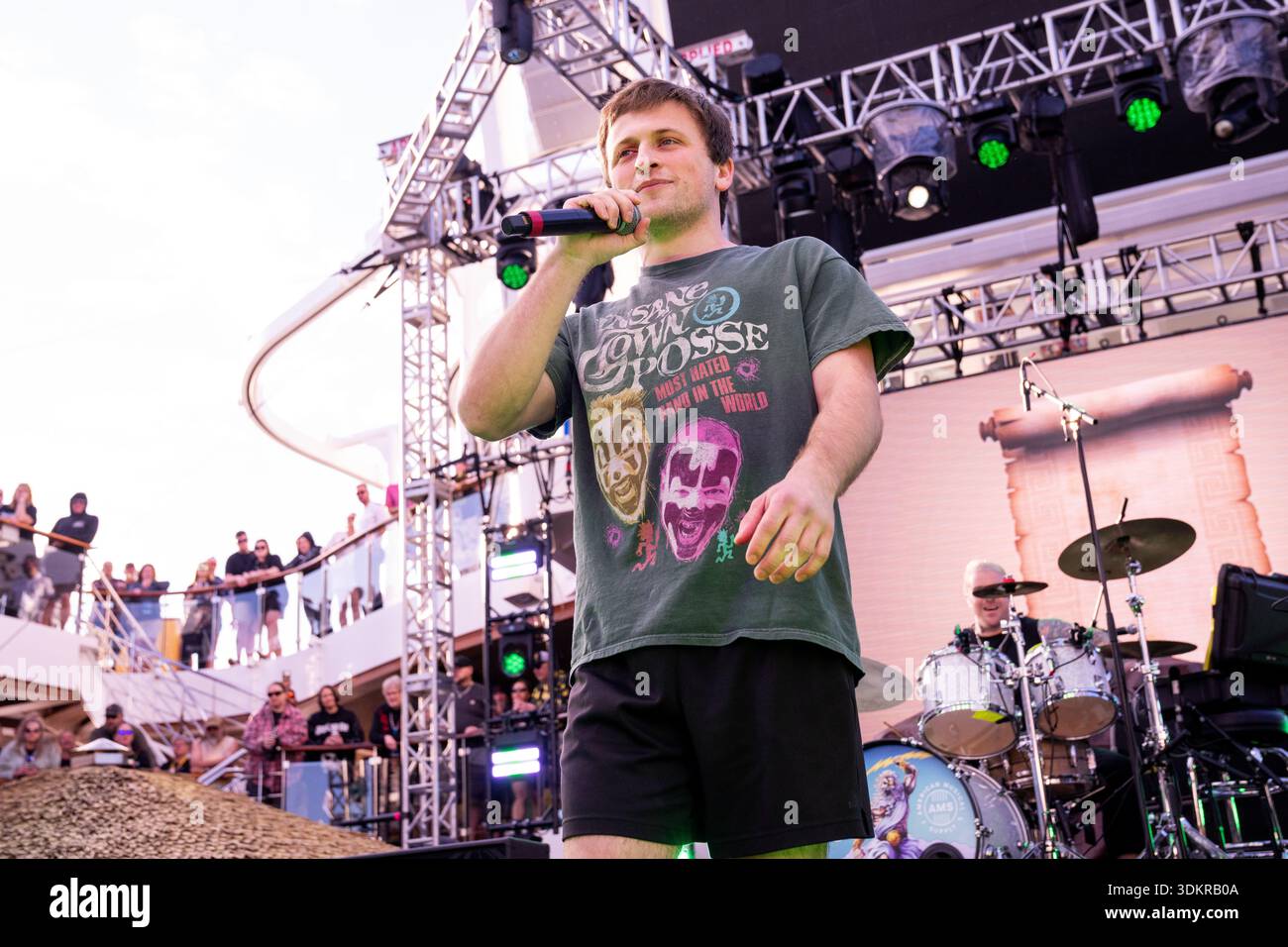 Jackson Foster of The Stowaways performs during the ShipRocked cruise ...