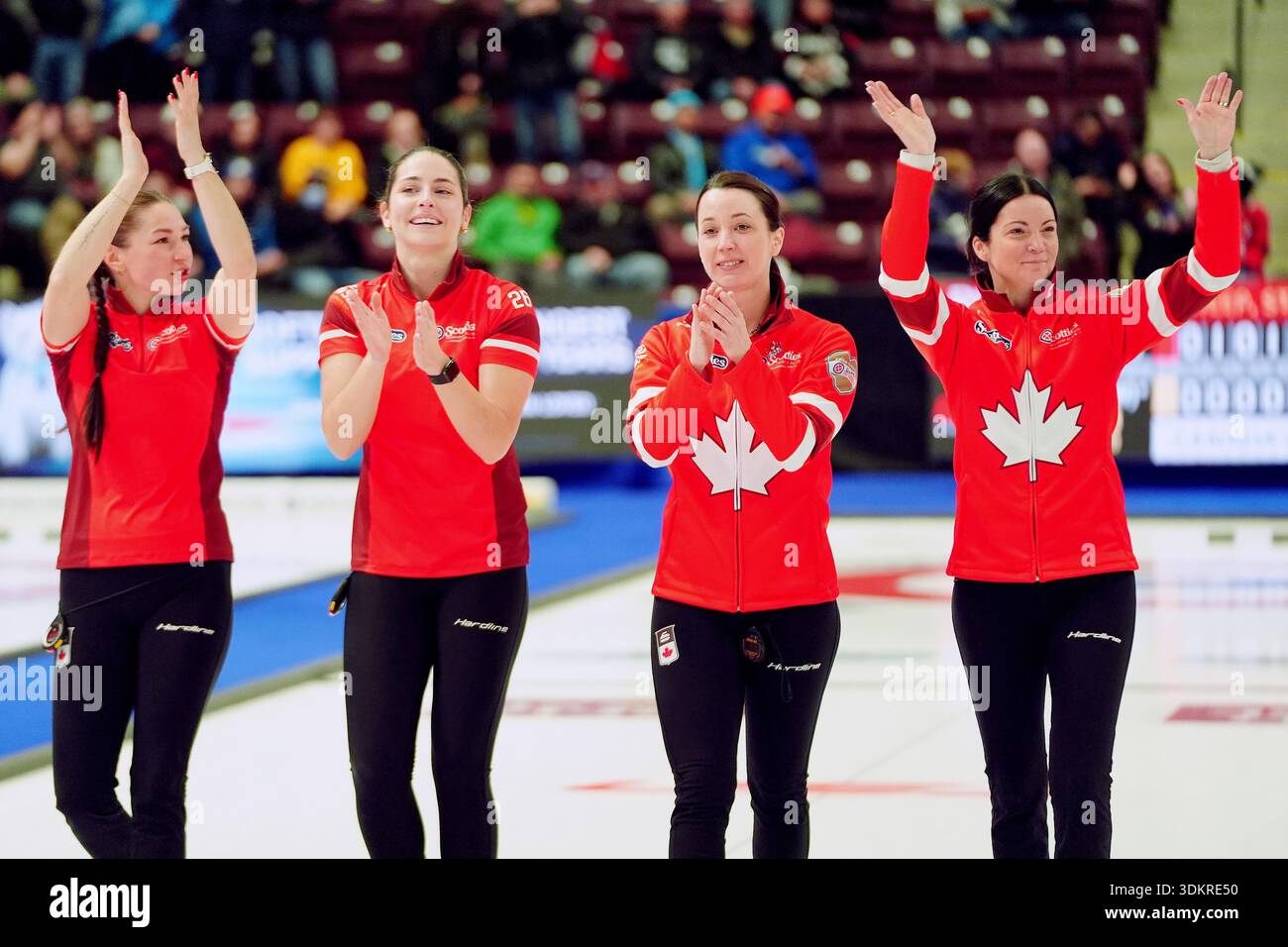 Mississauga, Canada. 01st Feb, 2026. Team Canada, from left to right ...