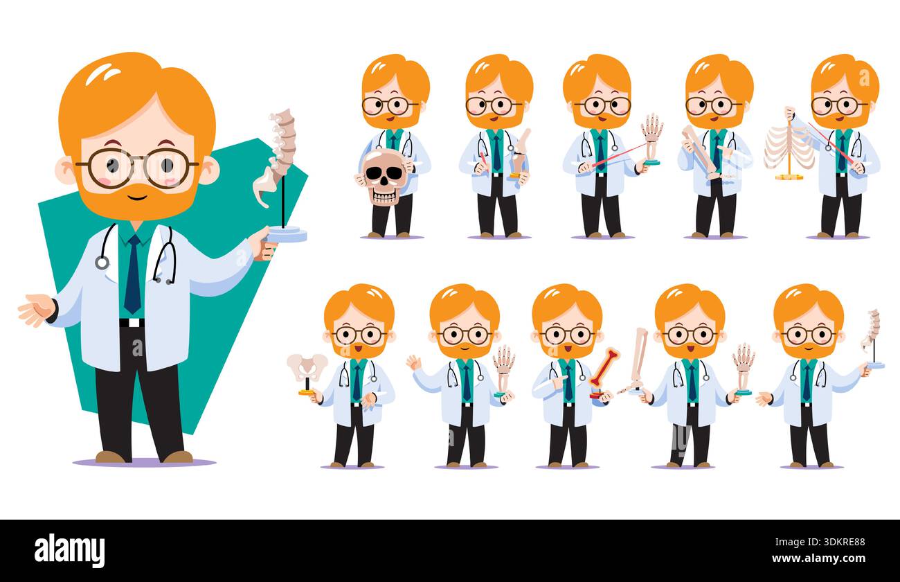 Skeletal models Stock Vector Images - Alamy