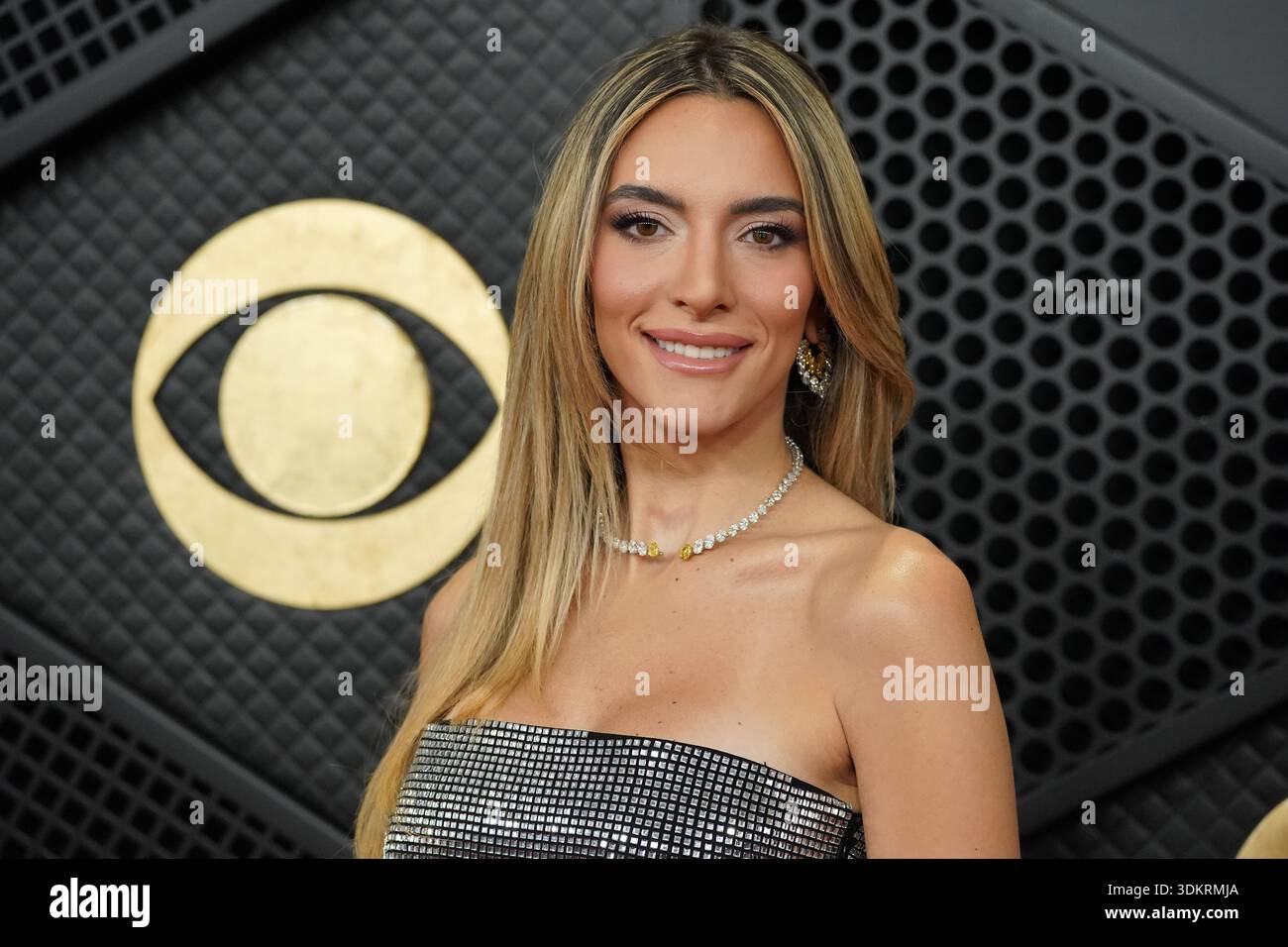 Emily Austin arrives at the 68th annual Grammy Awards on Sunday, Feb. 1 ...