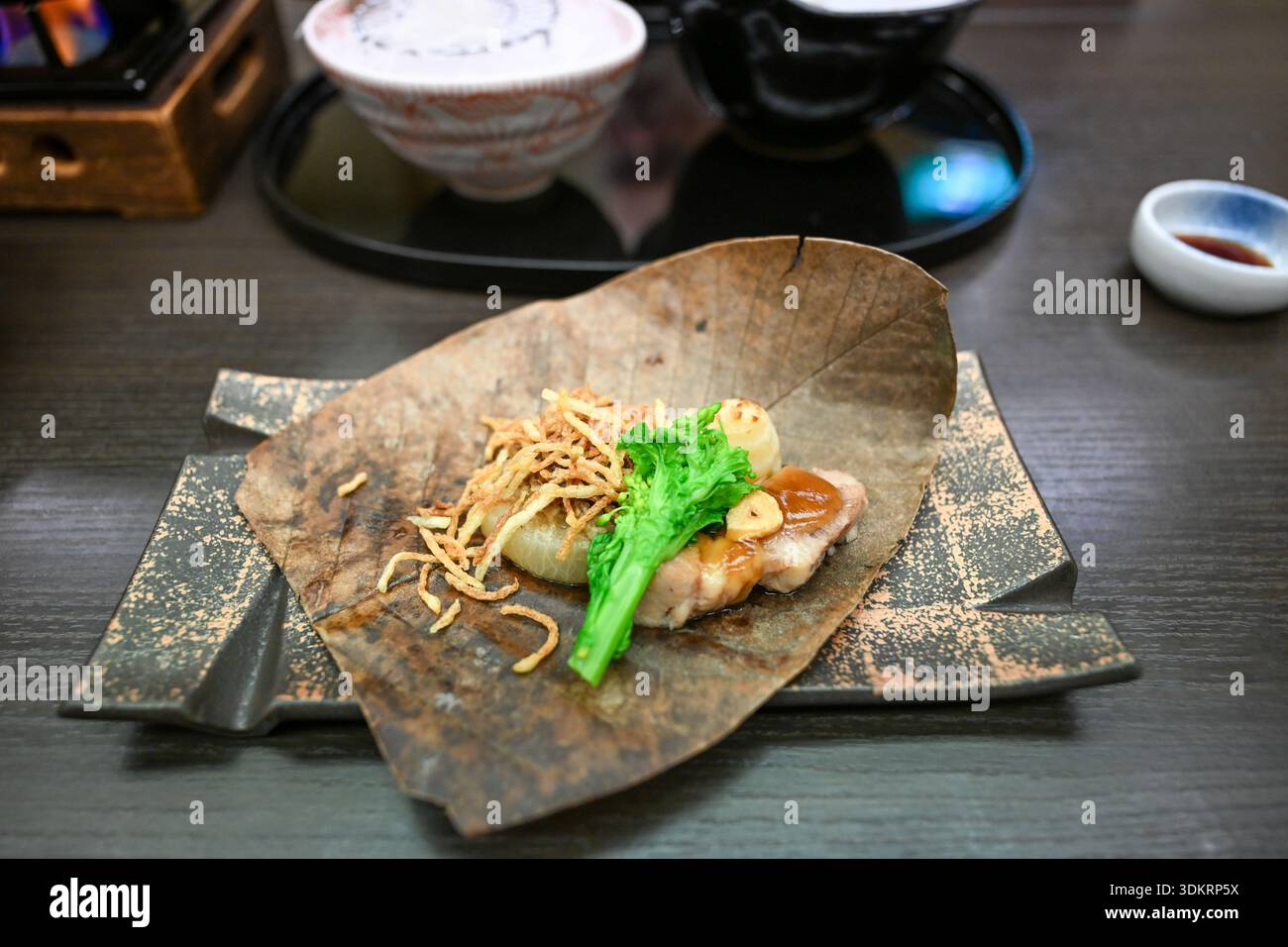 Traditional Japanese meal, Kaiseki dinner in Ryokan, simple asian ...