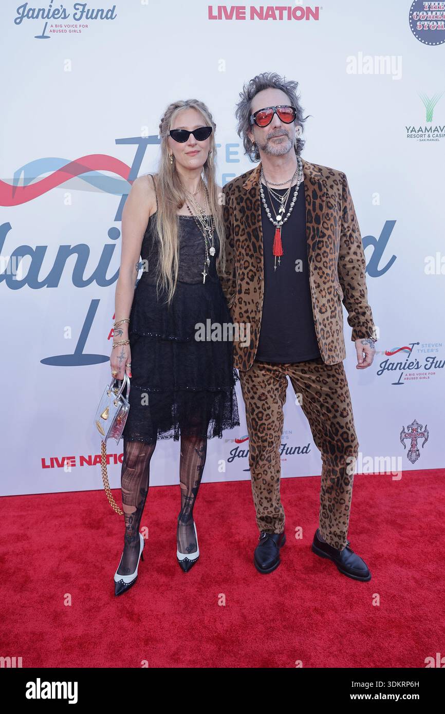 Camille Johnson, Chris Robinson attend the 7th Annual Jam For Janie ...