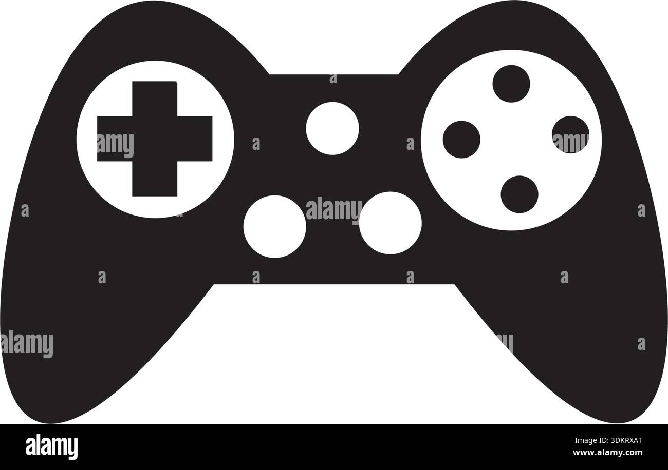 Gamepad controller video games Stock Vector Images - Alamy