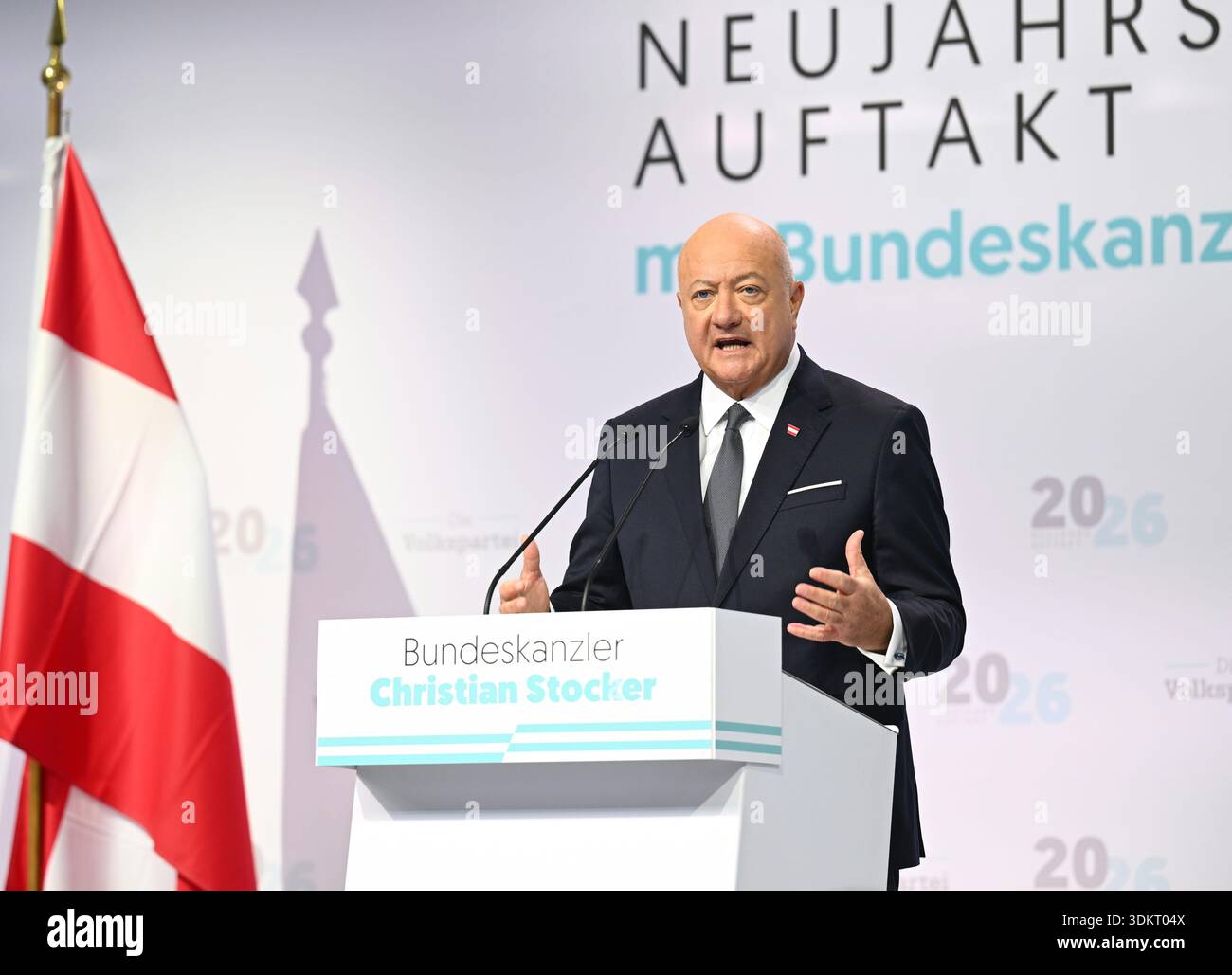 Chancellor Christian Stocker (ÖVP) on Friday, 30 January 2026, at the ...