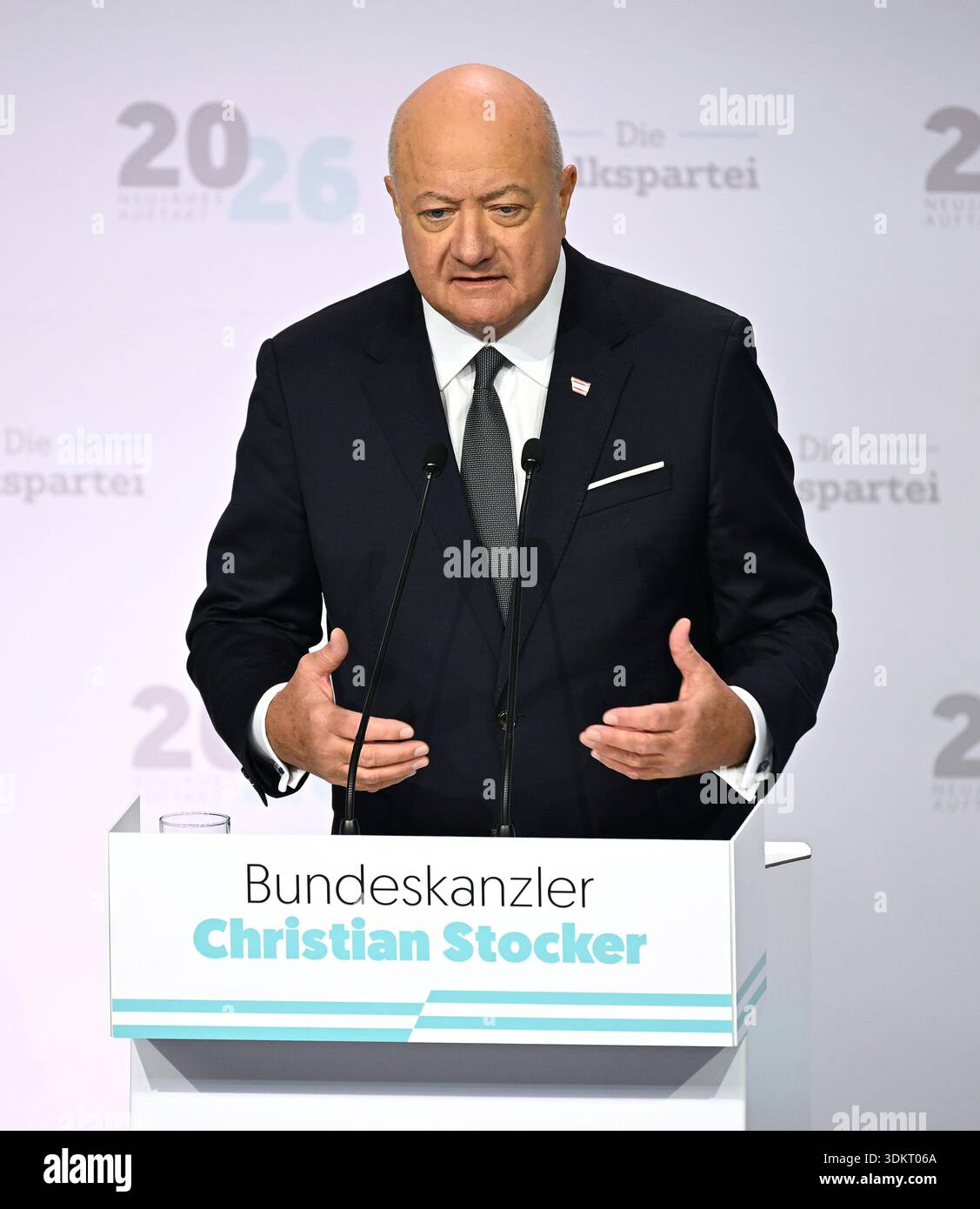 Chancellor Christian Stocker (ÖVP) on Friday, 30 January 2026, at the ...