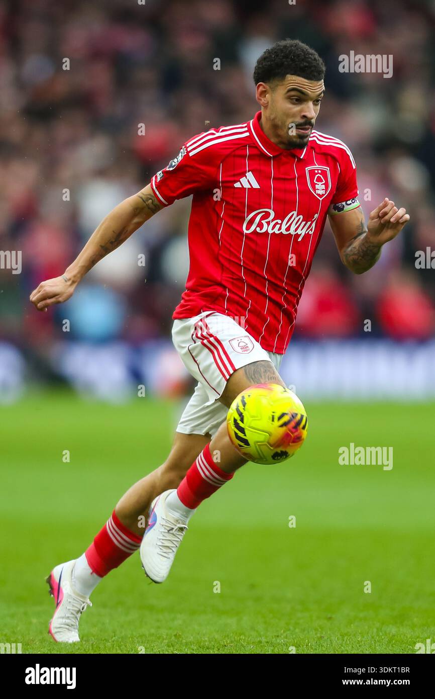 Nottingham Forest's Morgan Gibbs-White during the Premier League match ...