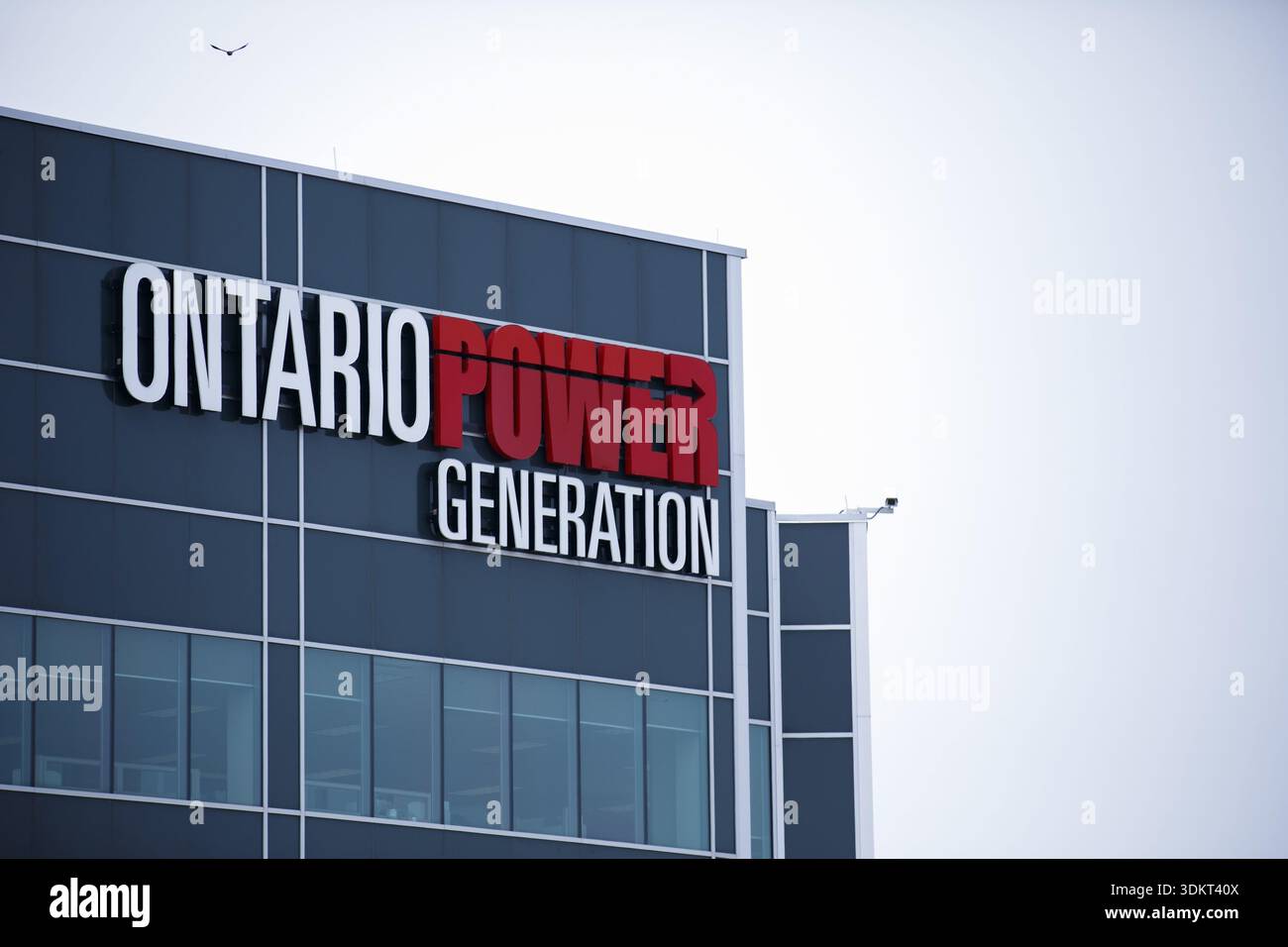 Ontario Power Generation signage is seen facility at the Darlington ...