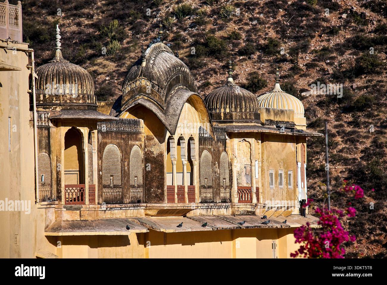 Samode Bagh Palace north of Jaipur city in RAJASTHAN district, INDIA ...