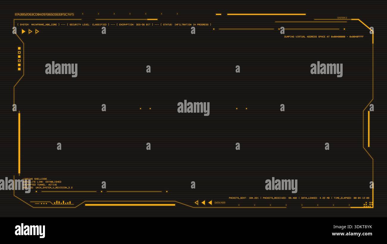 Abstract hud ui futuristic Stock Vector Images - Alamy
