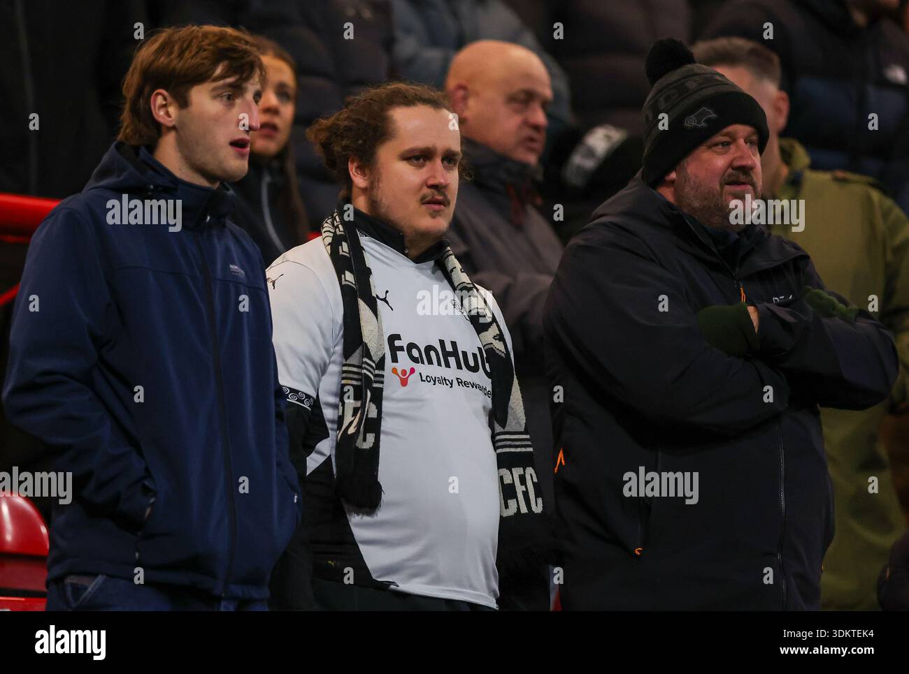 Derby County fans during the Sky Bet Championship match at Ashton Gate ...