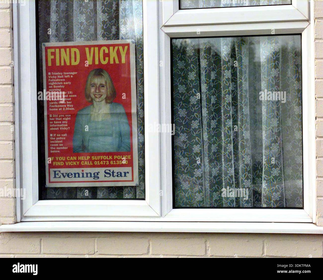 File photo dated 22/09/99 of a Felixstowe resident displays a poster ...