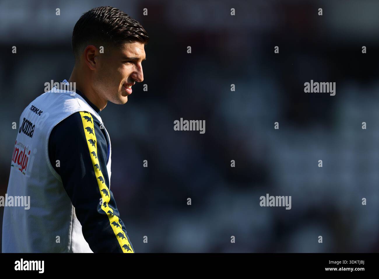 Matteo Prati of Torino Fc during warm up before the Serie A match ...