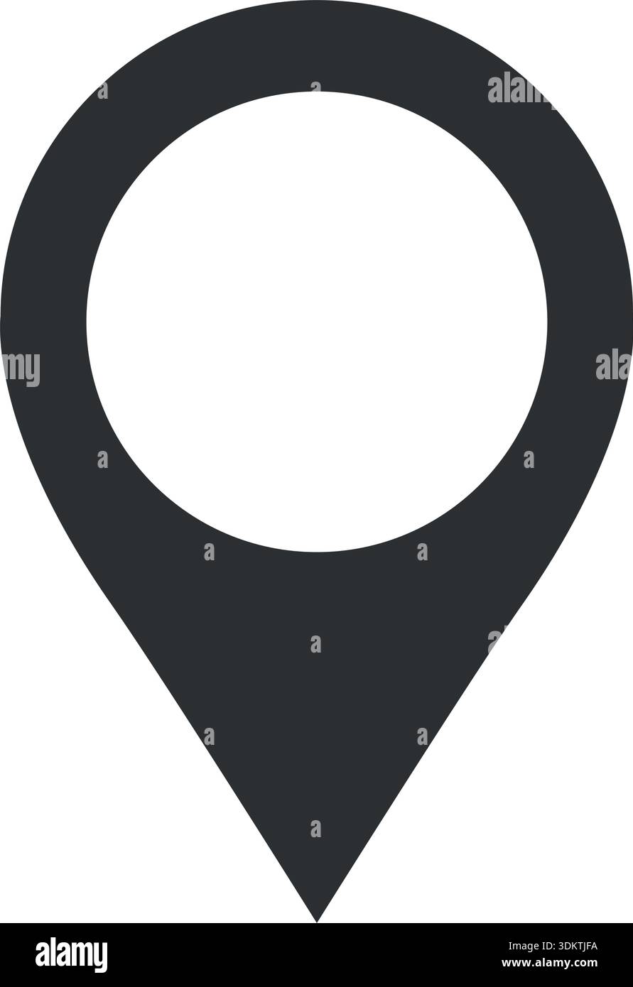 Pin graphic transparent background Black and White Stock Photos ...