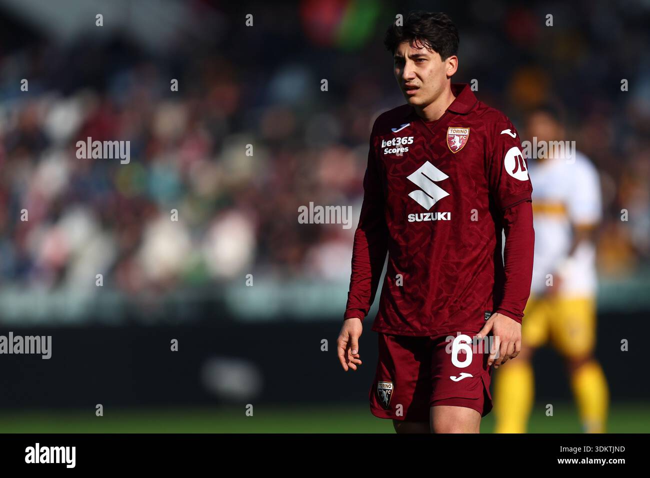 Emirhan Ilkhan of Torino Fc looks on during the Serie A match beetween ...