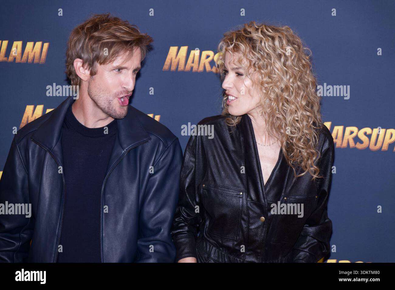 Paris, France. 1st Feb, 2026. Philippe Lacheau and Elodie Fontan attend ...