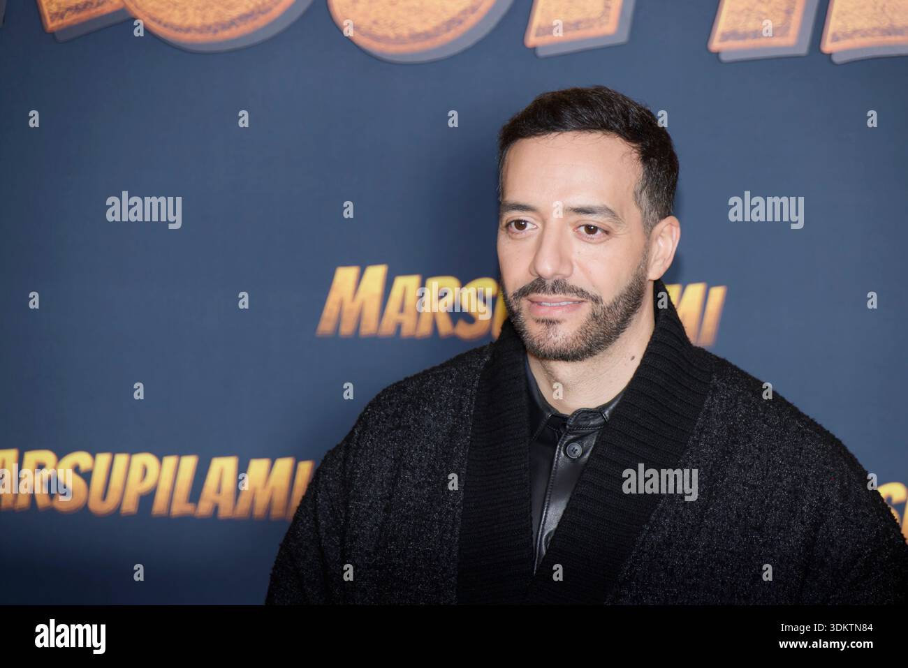 Paris, France. 1st Feb, 2026. Tarek Boudali attends the MARSUPILAMI ...