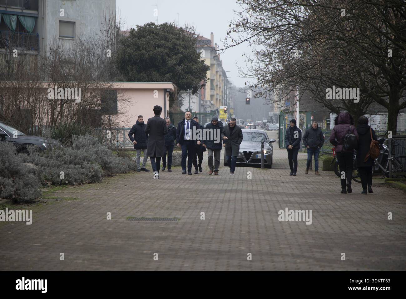 Milan, Italy. 02nd Feb, 2026. Milan, IPSOS Albe Steiner, visit of the ...