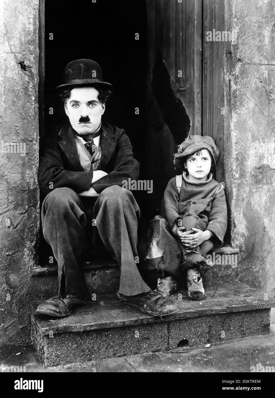 This iconic black and white photograph from the 1920s features Charlie ...