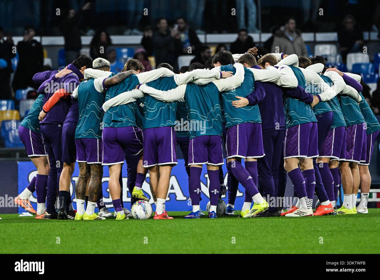 AC Fiorentina team before. the Serie A Enelive between SSC Napoli vs ...