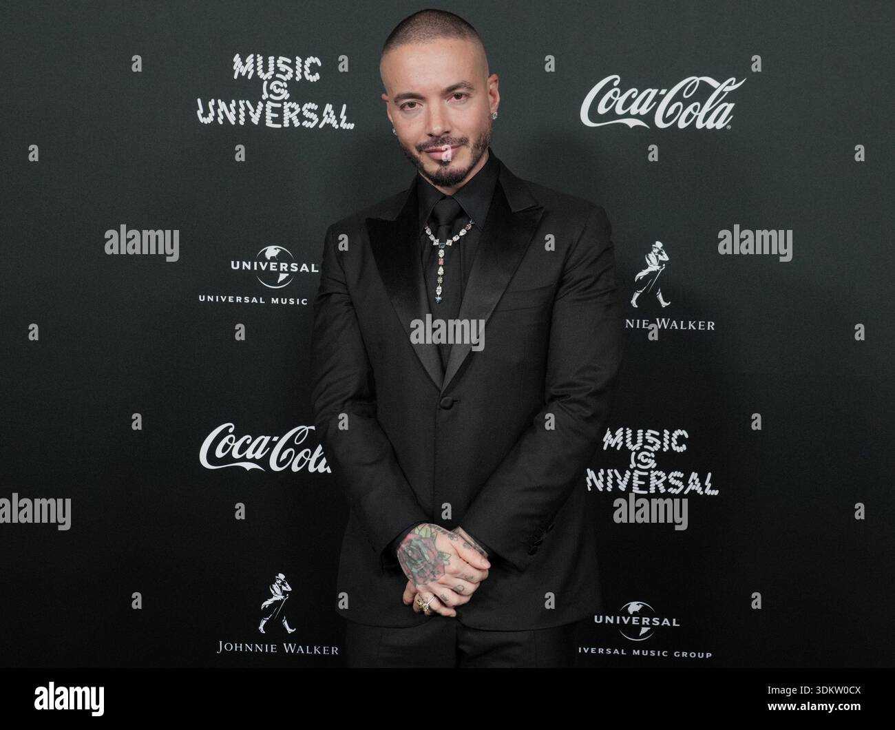 J Balvin at the Universal Music Group Grammy Awards After Party held at ...