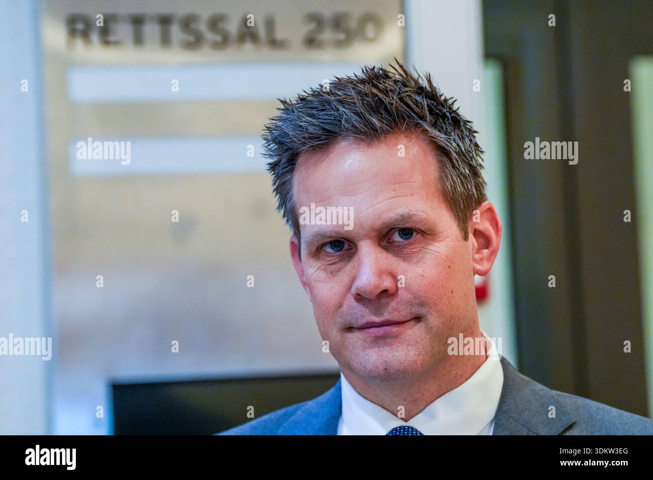 State Attorney and Prosecutor Sturla Henriksbo in the Oslo courthouse ...