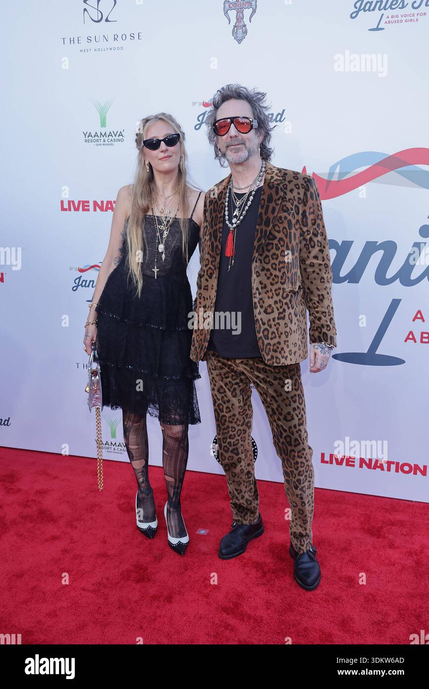Camille Johnson, Chris Robinson attend the 7th Annual Jam For Janie ...