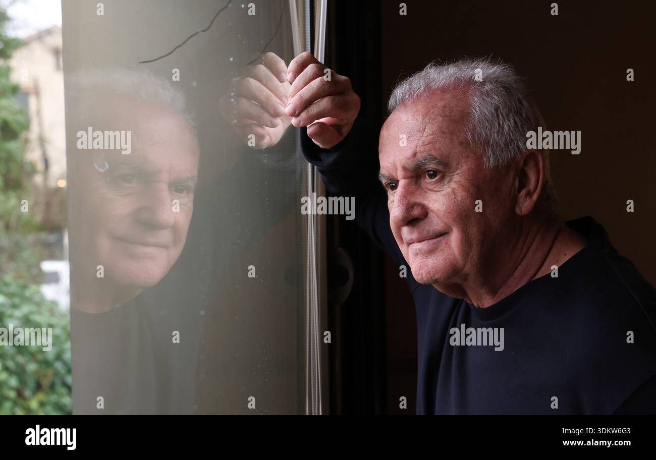 Singer Víctor Manuel poses for Europa Press, 2 February 2026, in Madrid ...