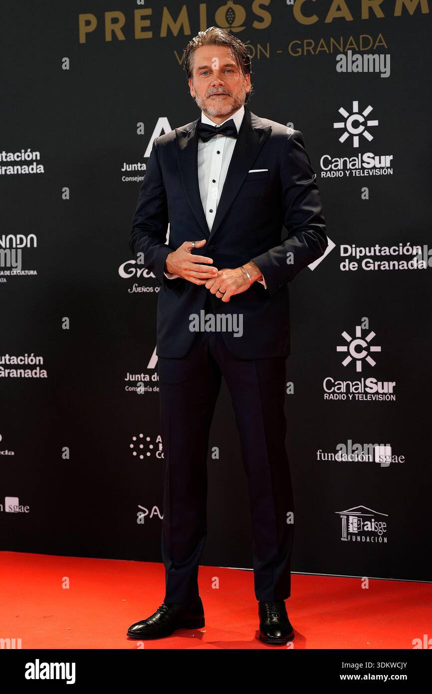 Salva Reina attends the Carmen Awards 2026 red carpet. January 31, 2026 ...