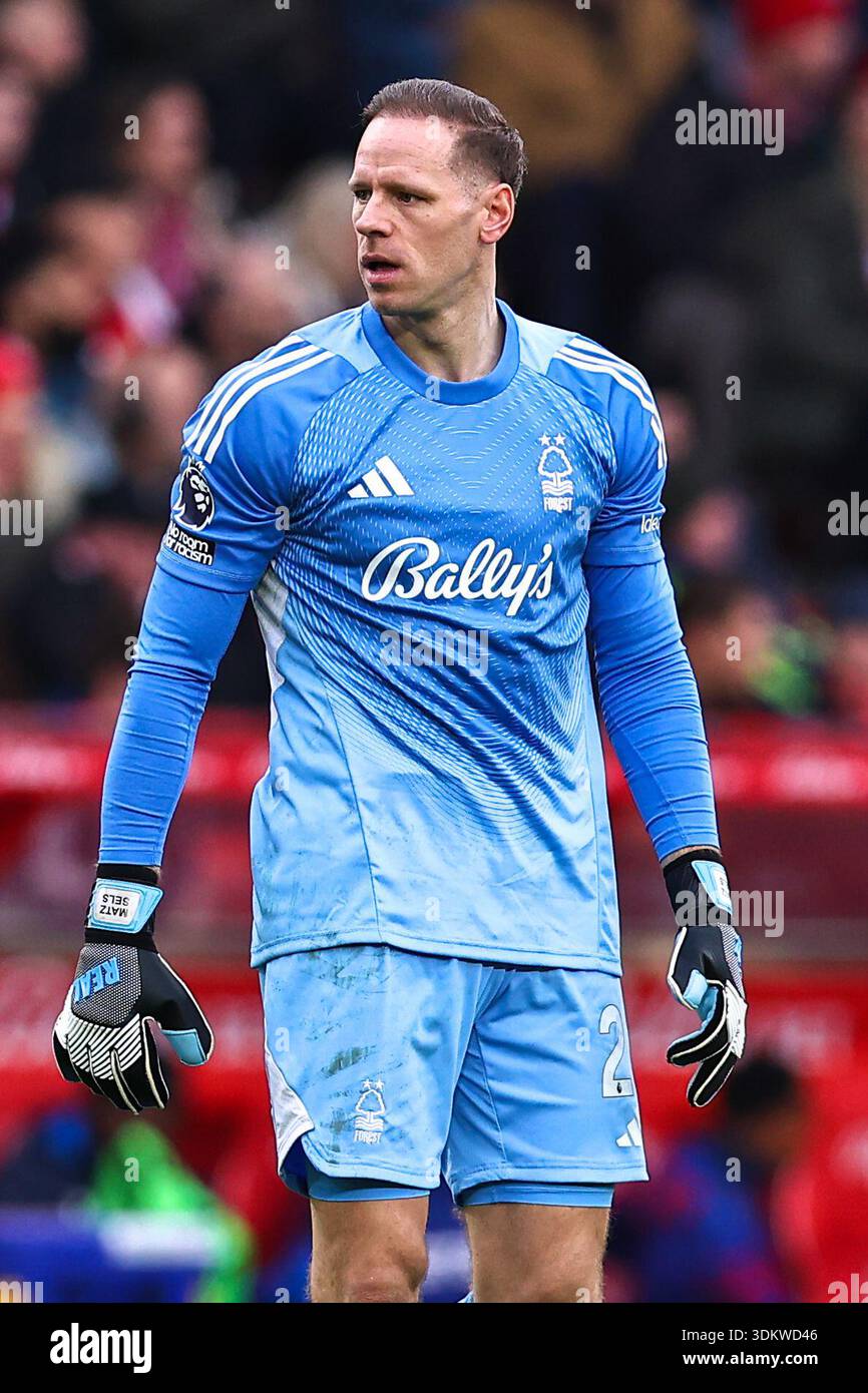 Matz Sels of Nottingham Forest during the Nottingham Forest v Crystal ...