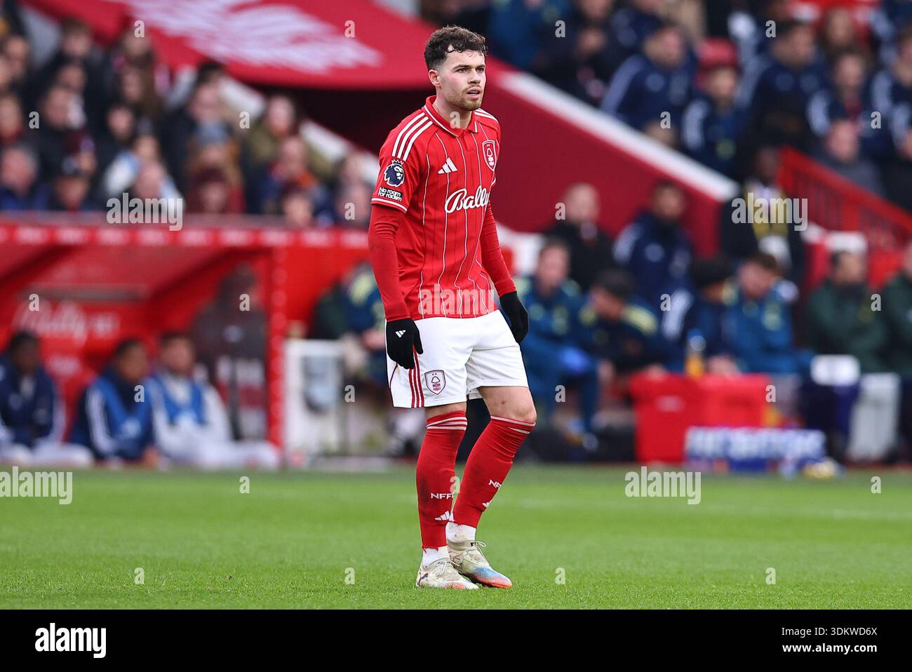 Neco Williams of Nottingham Forest during the Nottingham Forest v ...