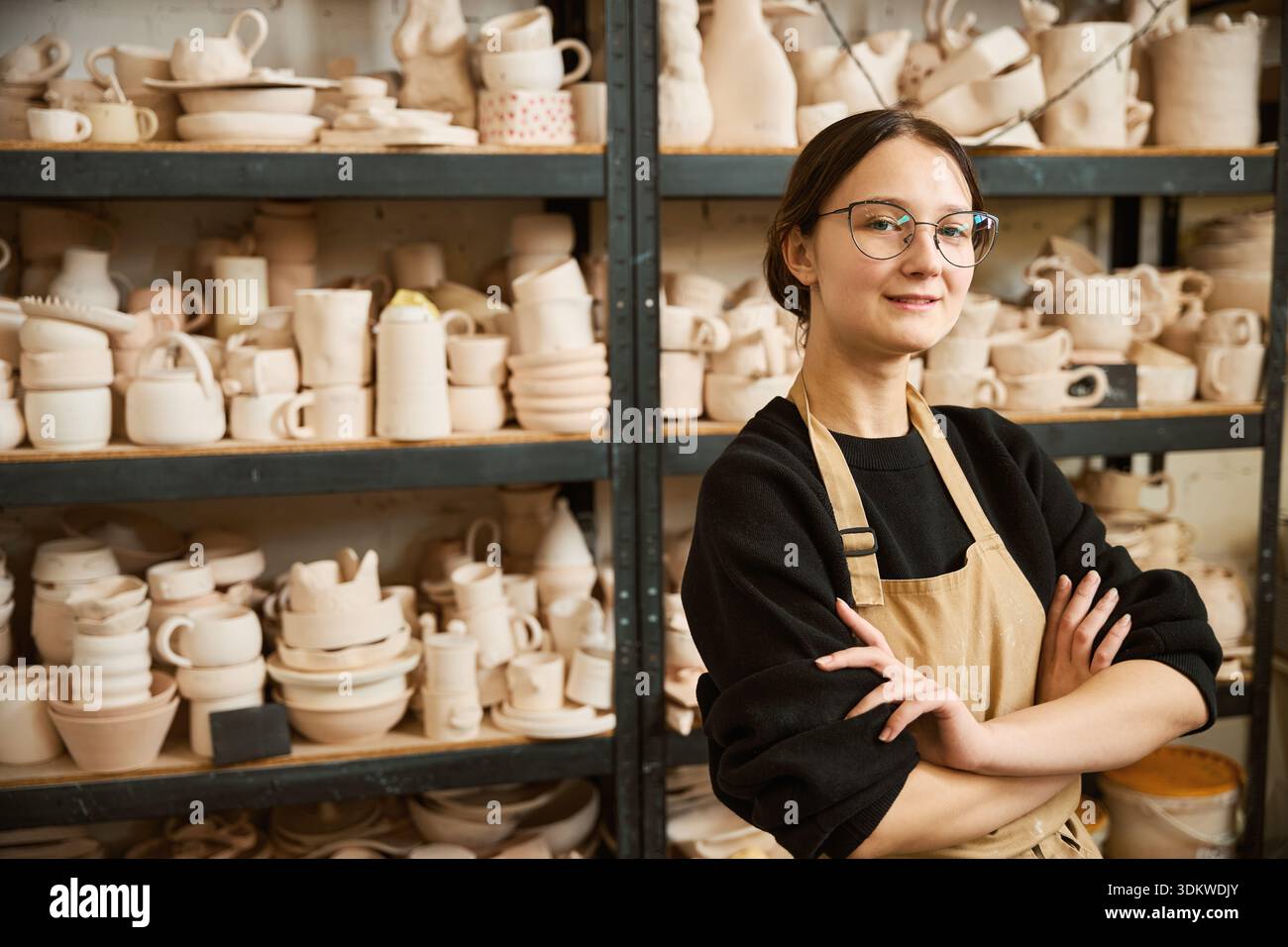 Beautiful young potter workplace hi-res stock photography and images ...