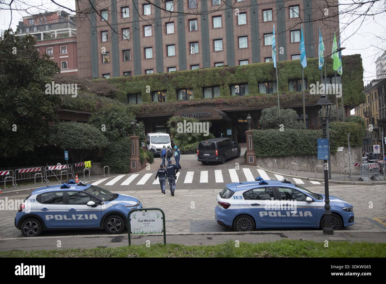 Milan, Italy. 02nd Feb, 2026. Milan, Piazza Repubblica, the Westin ...