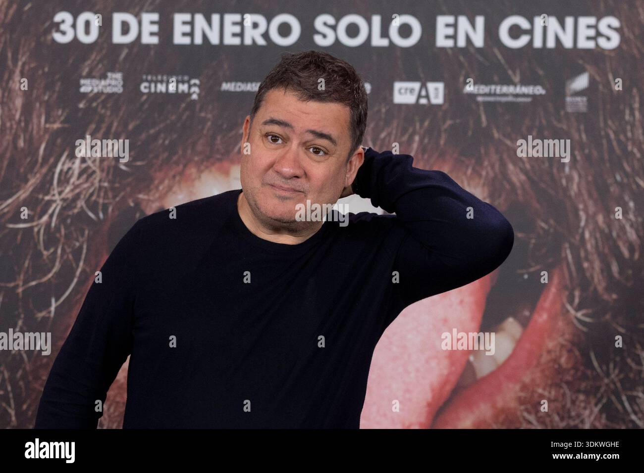 Secun de la Rosa attends 'Aida y Vuelta' Photocall at Espacio Movistar ...