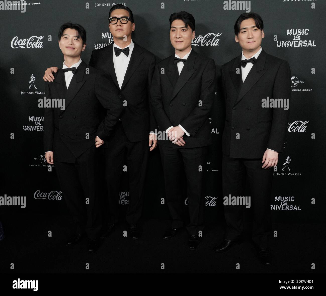 (L-R) DemonYu Han Lee, Jeong Hoon Seo, Joong Gyu Kwak and Hee Dong Nam ...