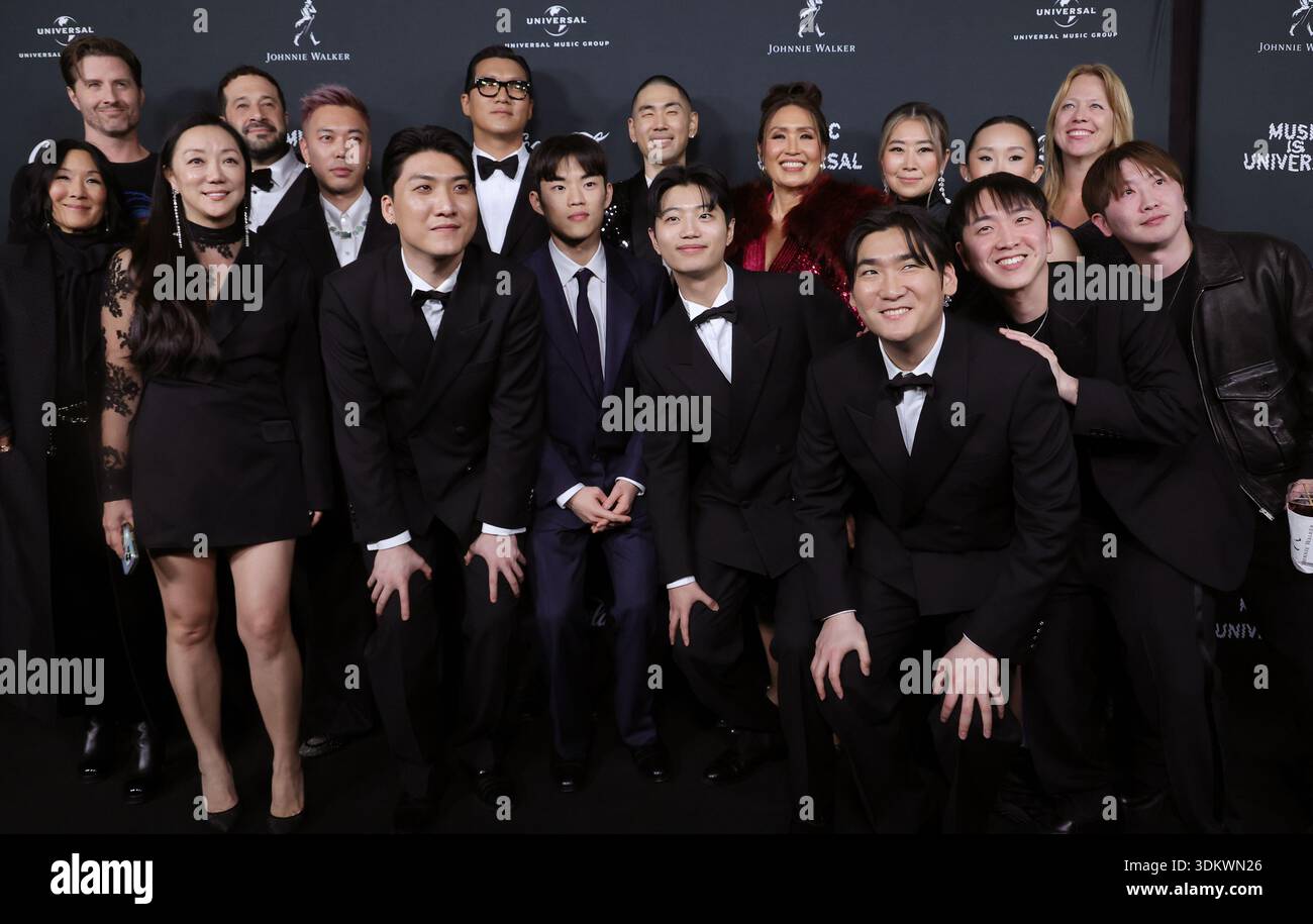 K pop demon hunters production crew hi-res stock photography and images ...