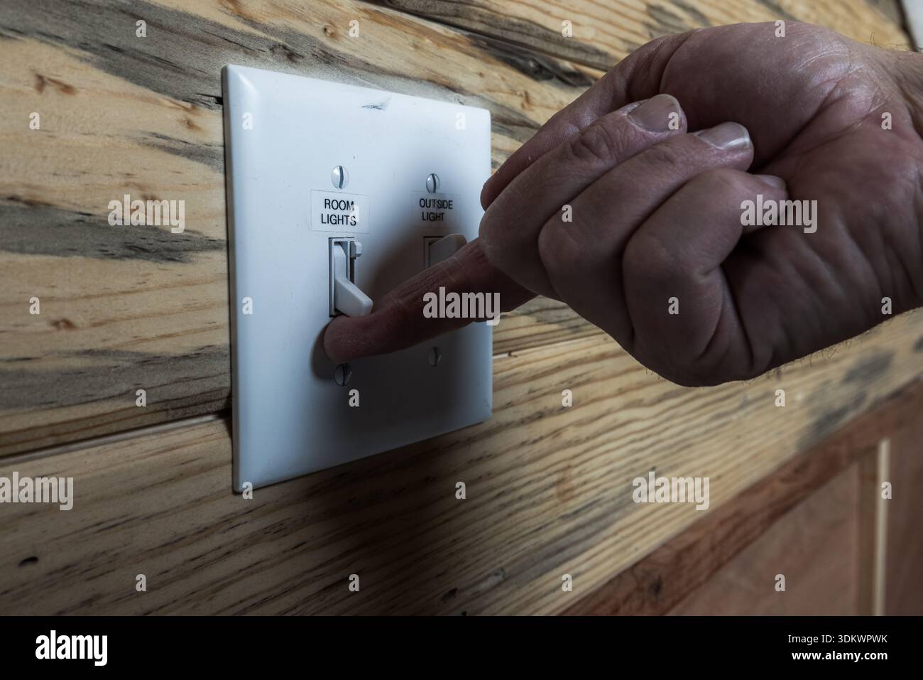 Side angle shot hand turning hi-res stock photography and images - Alamy
