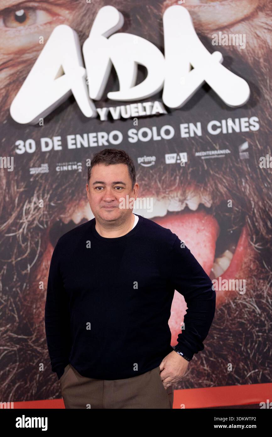 Secun de la Rosa attends 'Aida y Vuelta' Photocall at Espacio Movistar ...