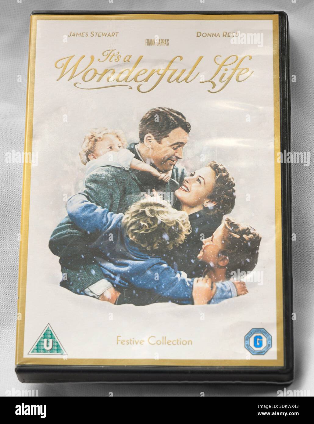 Photograph of DVD cover of movie - It's a Wonderful Life - Studio set ...
