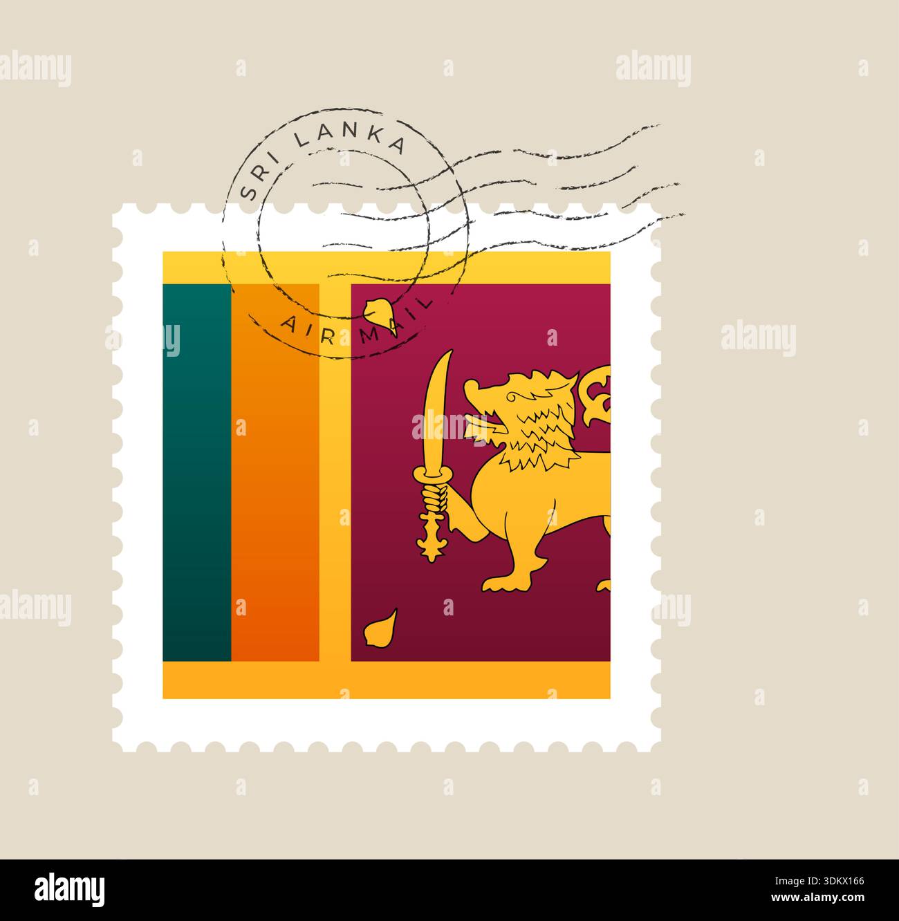 Sri lankan mail Stock Vector Images - Alamy