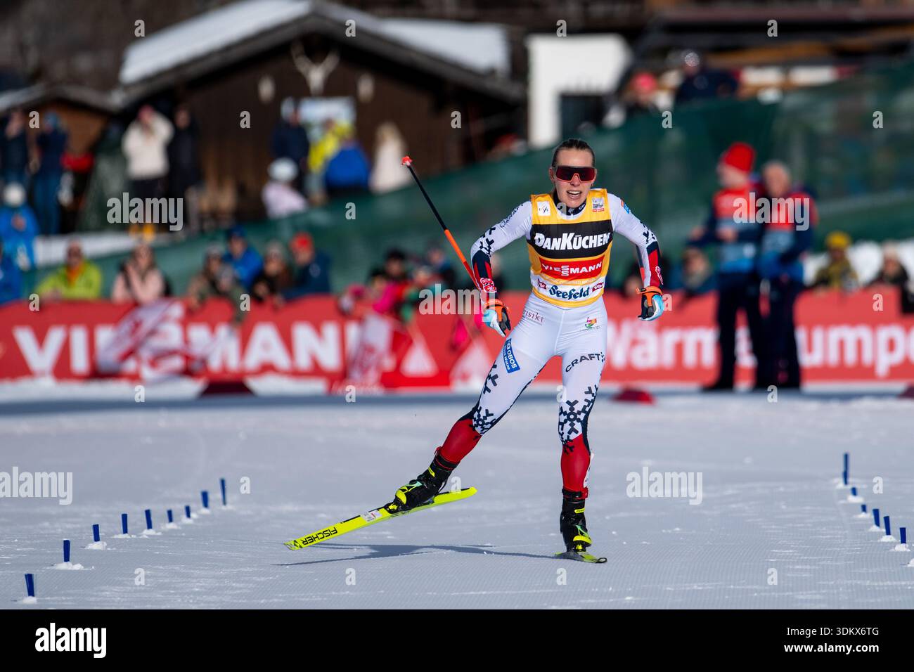 HAGEN Ida Marie (Norwegen) im Ziel, AUT, FIS Viessmann Weltcup ...