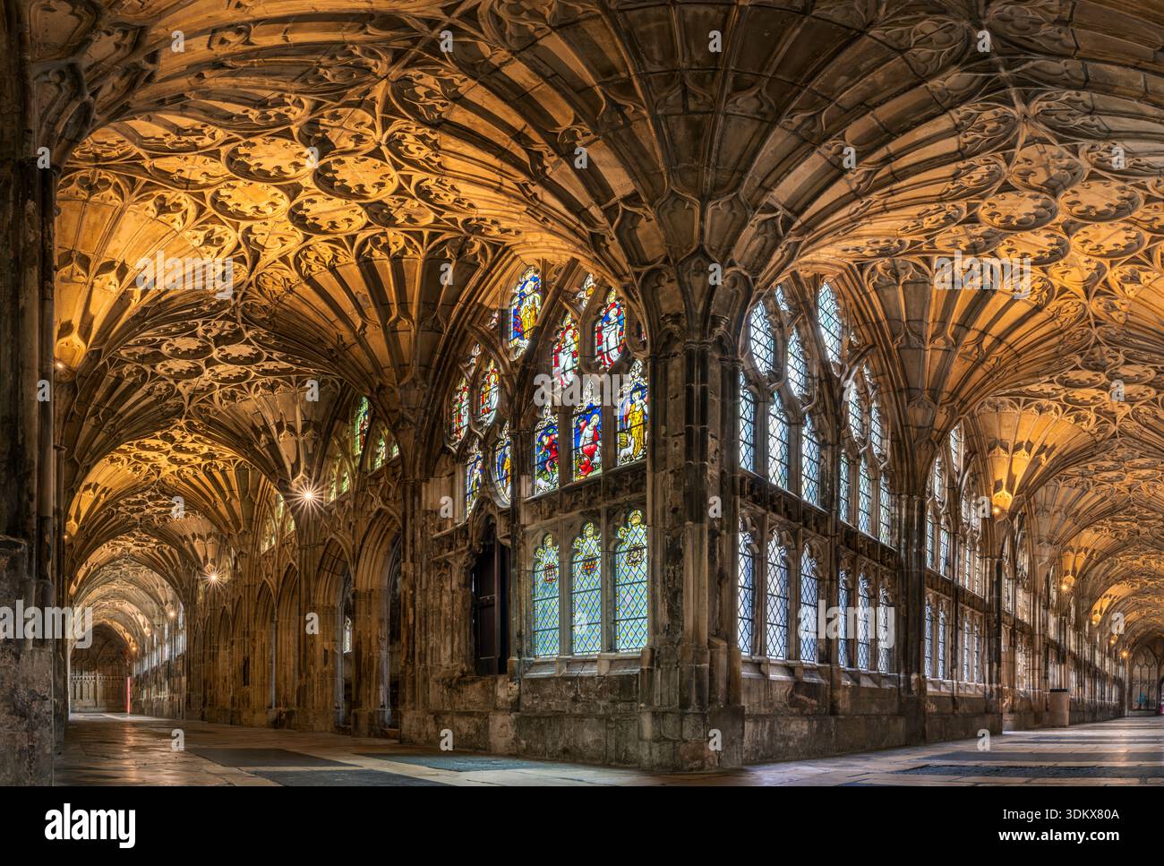Gloucester, Gloucestershire - The world famous Cloister at Gloucester ...