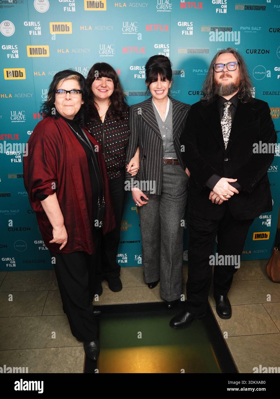 Jane Pollard (left), Caroline Catz (third from left) and Iain Forsyth ...