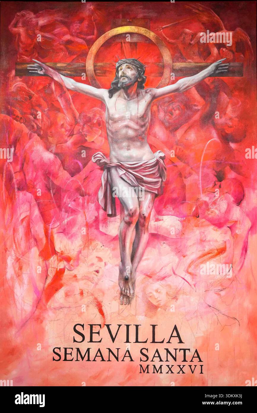 Images from the presentation of the Seville Holy Week 2026 poster at ...