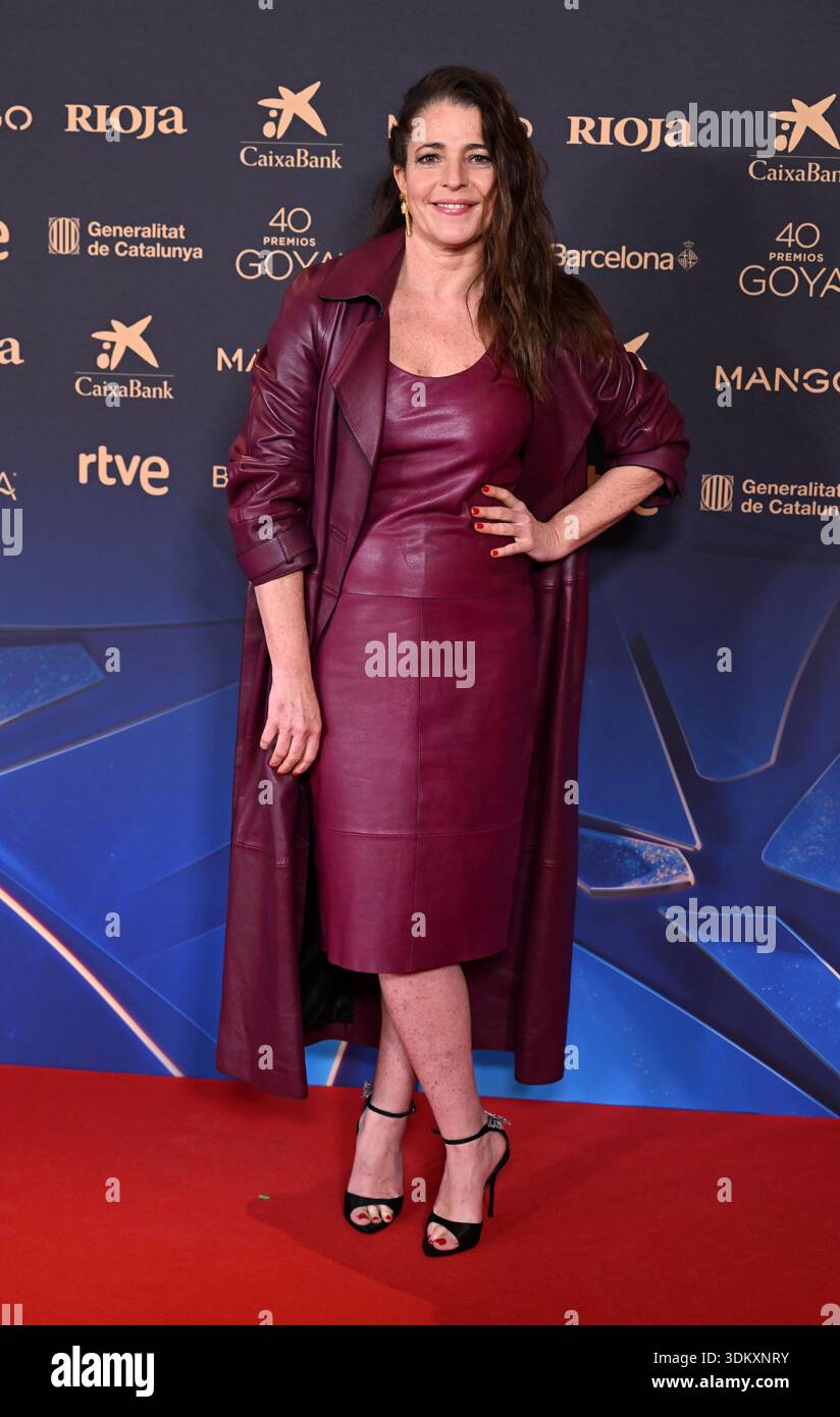 Nora Navas poses at the photocall of the Nominees Meeting of the 40th ...
