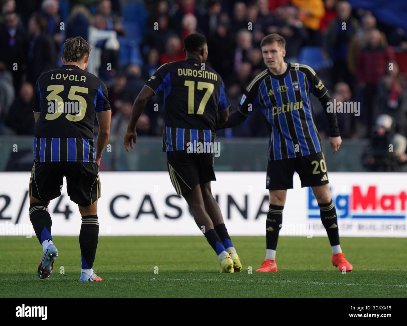 Pisa's Michel Aebischer ....During the Serie A soccer match between ...
