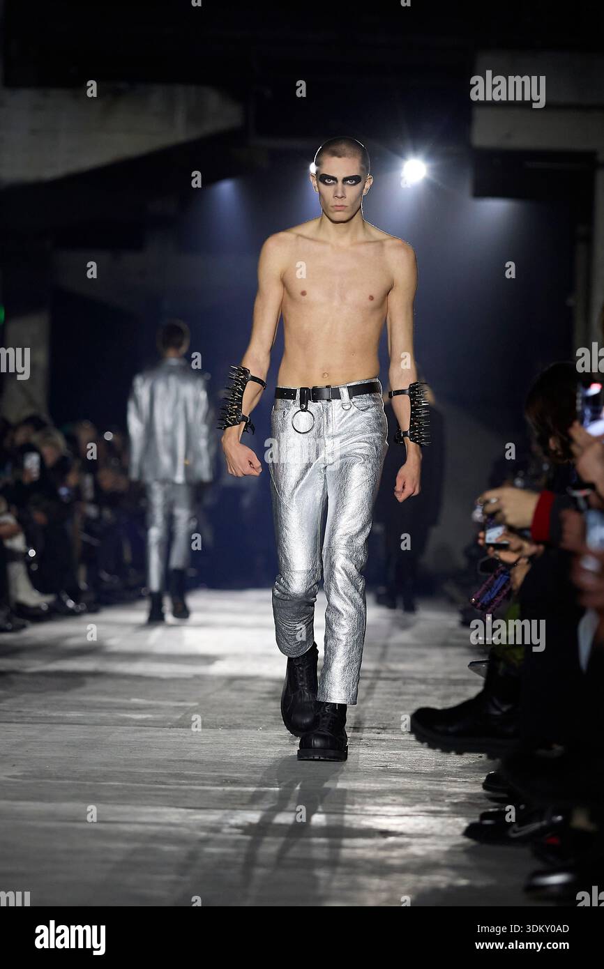 Berlin, Germany, 2st Feb, 2026. Model on runway at John Lawrence ...
