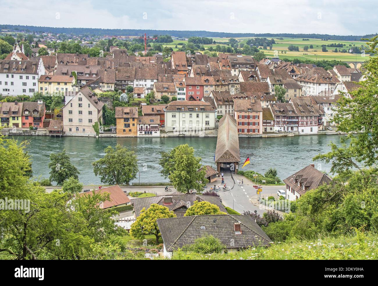 Rhine bridge state border hi-res stock photography and images - Alamy
