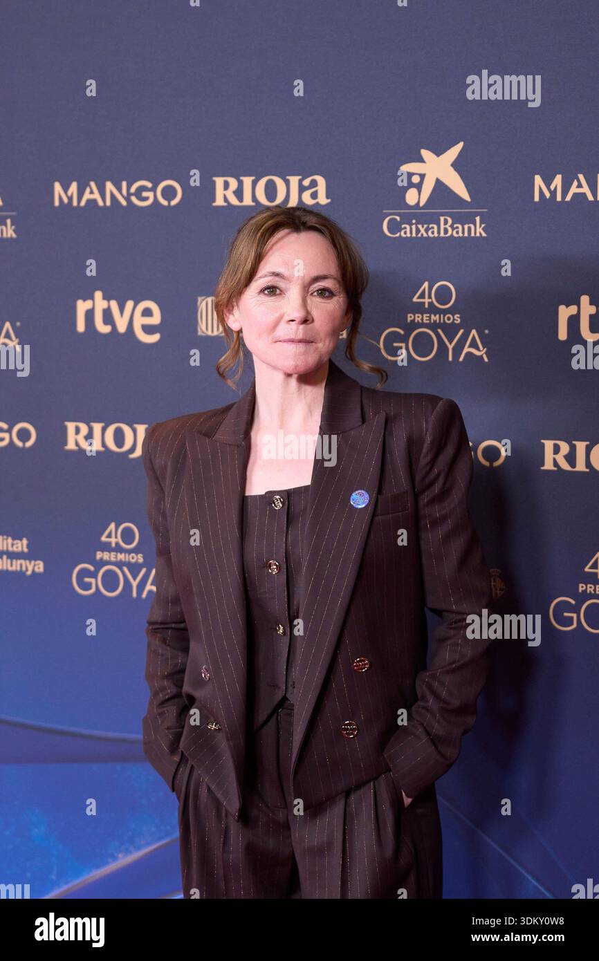 Madrid. Spain. 20260202, Nagore Aramburu attends 40th Goya Awards ...