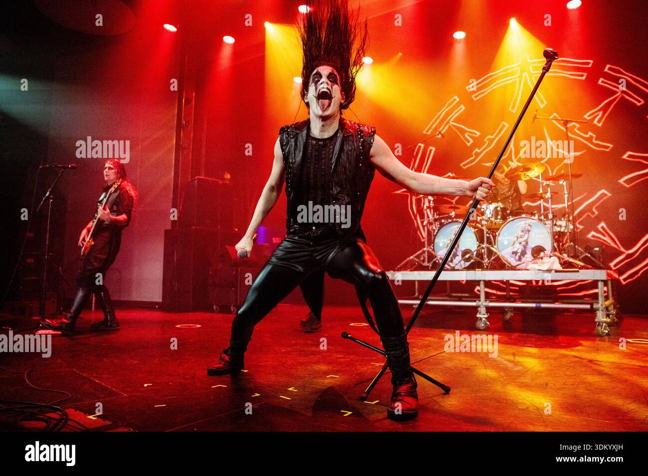 Johannes Eckerstrom of Avatar performs during the ShipRocked cruise on ...