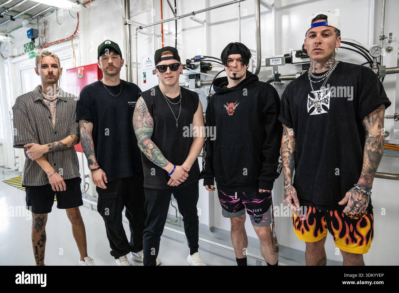 Jimmy Bennett, from left, Danny Case, Matt Brandyberry, Lance Dowdle ...
